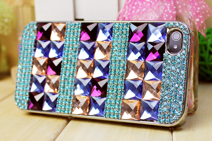 High Quality Crystal Iphone Case, Iphone Cover, Iphone 5 Case, Blue ...