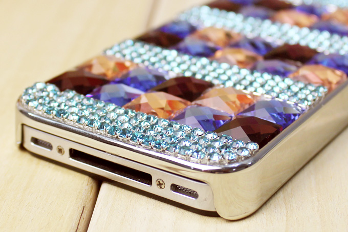 High Quality Crystal Iphone Case, Iphone Cover, Iphone 5 Case, Blue ...